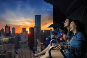 Flyover in Chicago | Navy Pier
