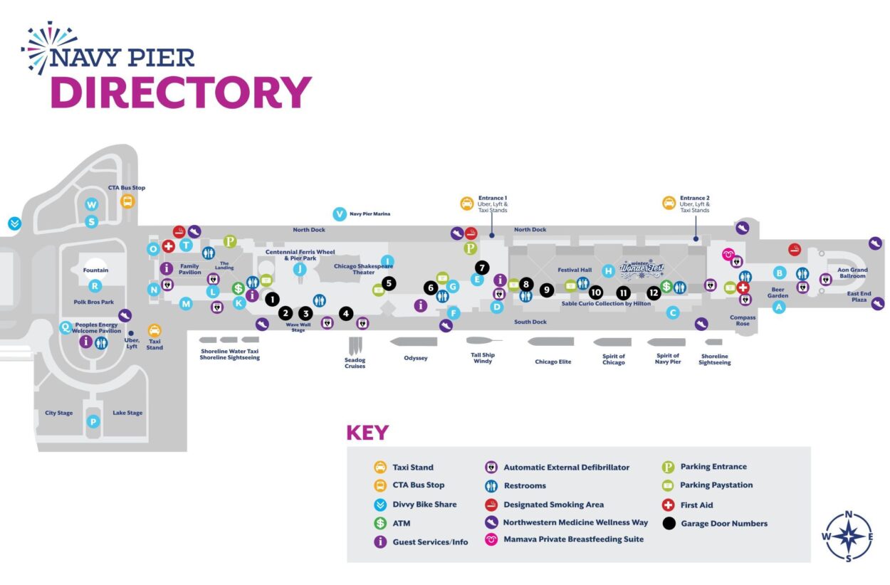 Navy Pier Map | Navy Pier